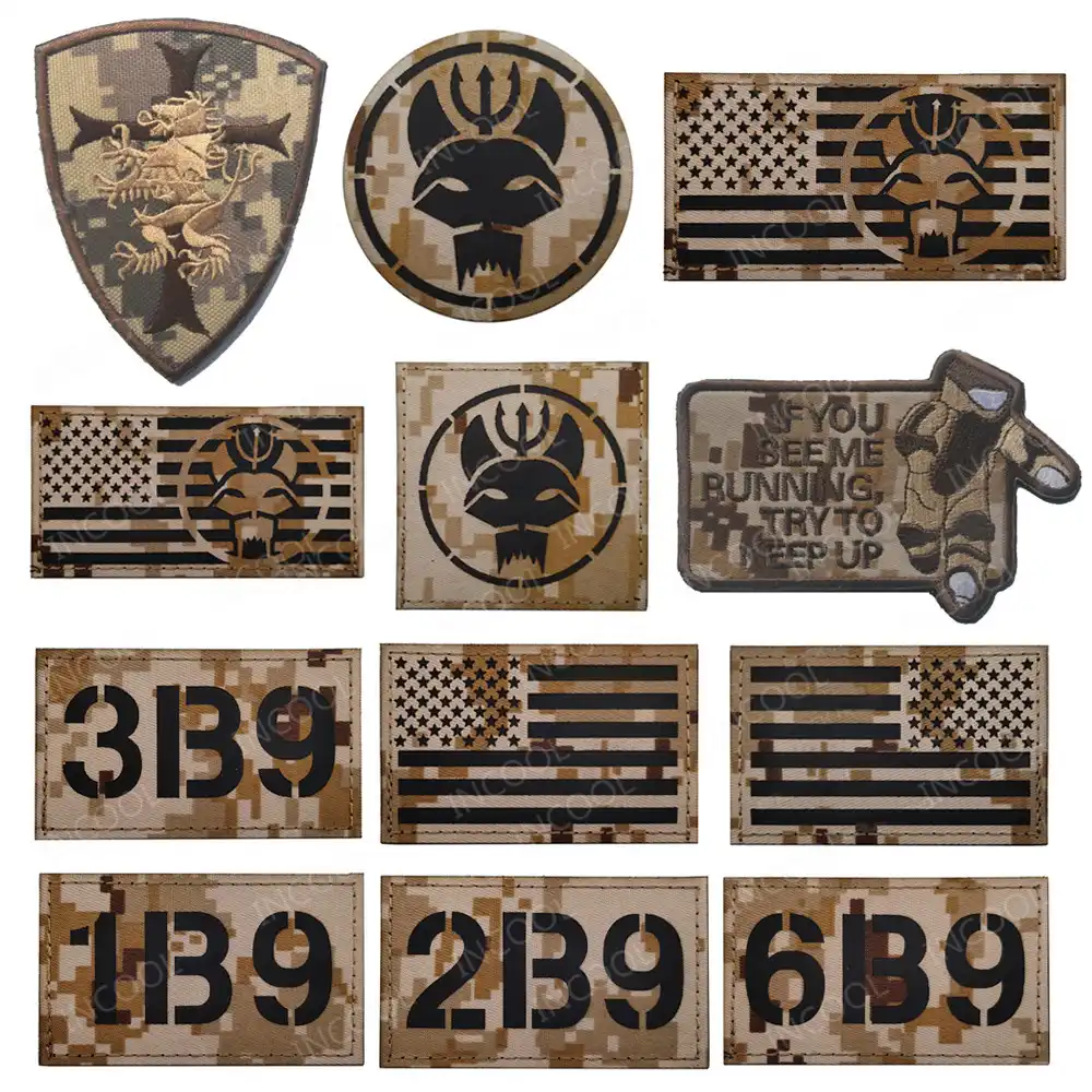 Call Sign Military Patches Seal Team IR Infrared Reflective Tactical ...