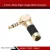 1pc Carbon Fiber Gold-plated Jack 4.4mm 5pole Audio Plug Pure Copper ...