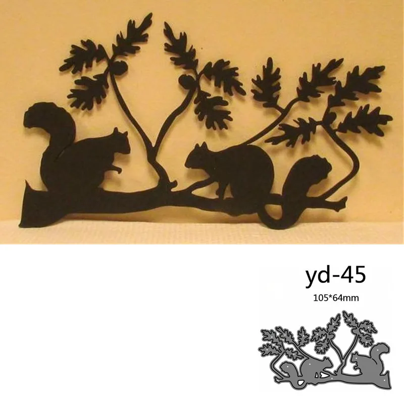 Running Squirrel Stencil