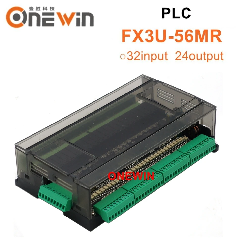 Fx3u-56mr Relay Plc Industrial Control Board Programmable 32 Input 24 Output 6ad 2da And Rtc ...