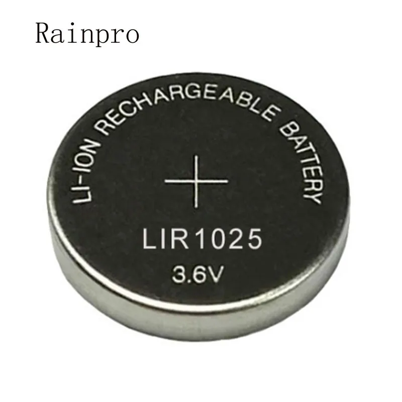 2PCS-LIR1025-rechargeable-button-cell-3-6V-rechargeable-battery-can ...