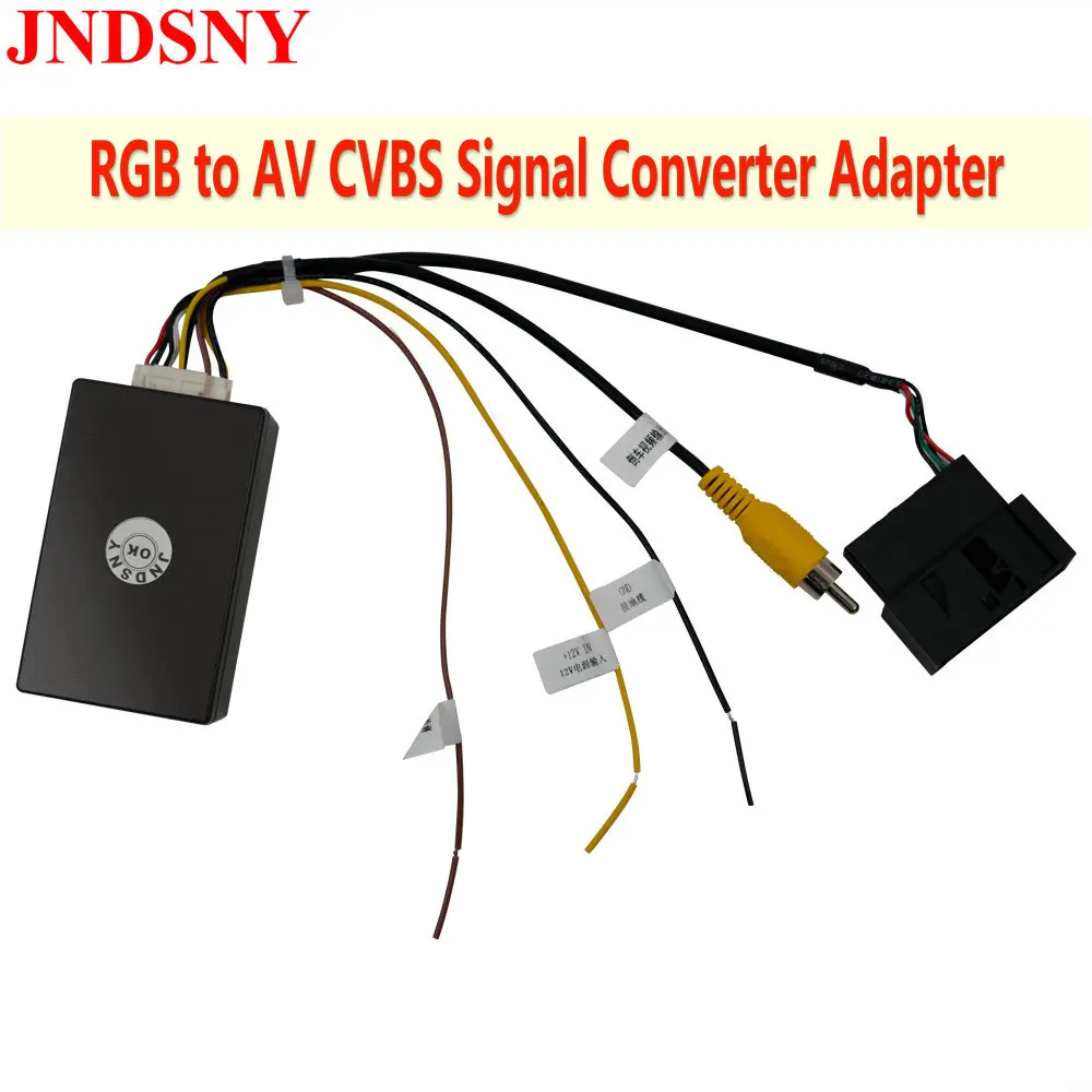 RCD330 Plus RCD360 PRO Car Radio Original 26 PIN RGB to CVBS (RCA) AV ...