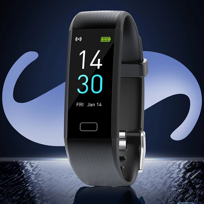 S5 Second generation IP68 Waterproof Watch Pedometer Heart Rate Monitor ...