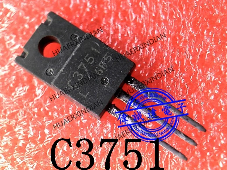 2SC3751 C3751 TO-220F, 1 unidad, nueva, Original, imagen Real de alta ...