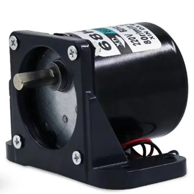 68KTYZ 28W AC 220V Permanent Magnet Synchronous Gear Motor Positive And ...