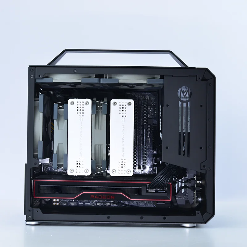 Mechanic Master C28 PULSE ใหม่ออกแบบที่กำหนดเอง Micro ATX กระจกนิรภัย ...