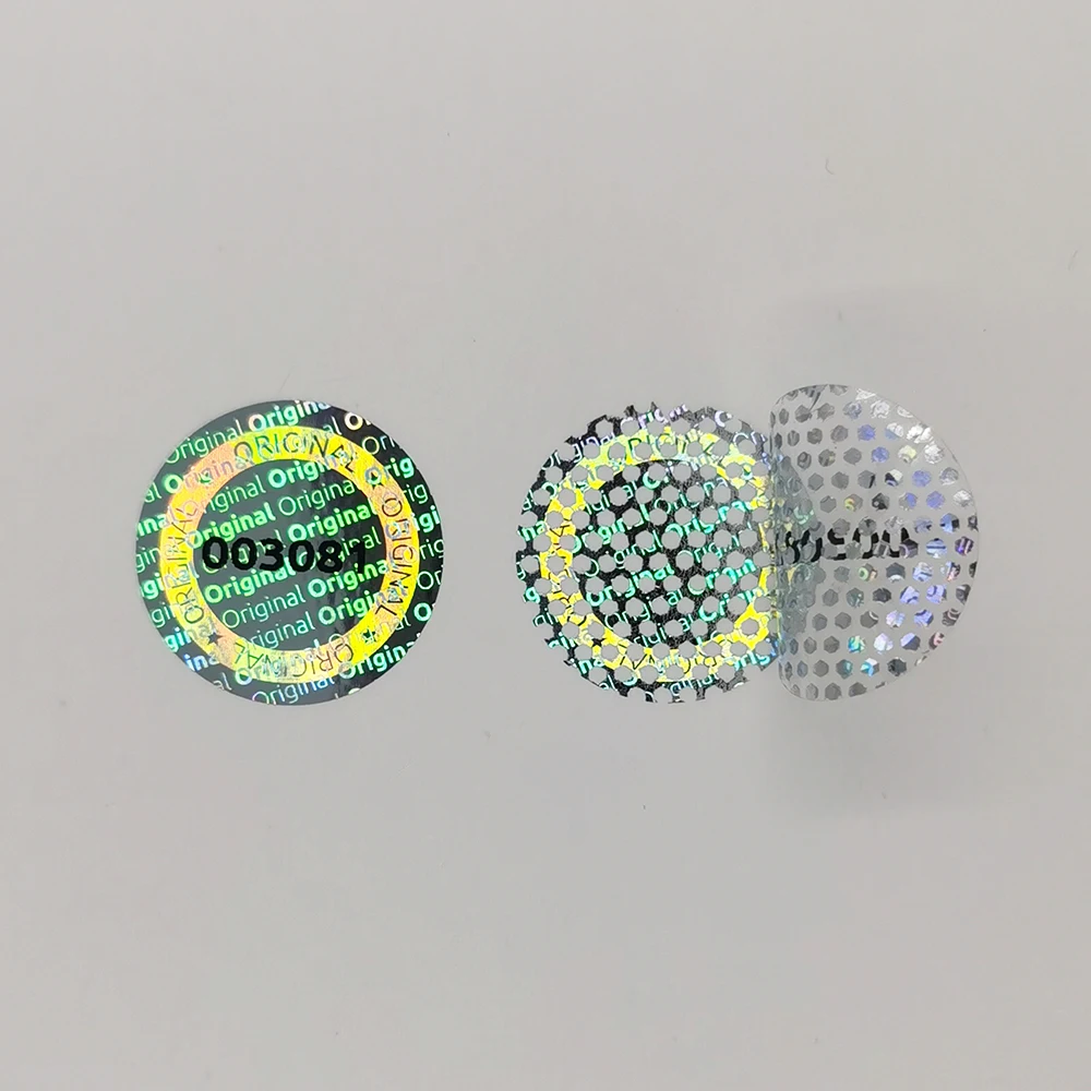 Hologram Tamper Proof Stickers , Sealing Warranty Void Original ...