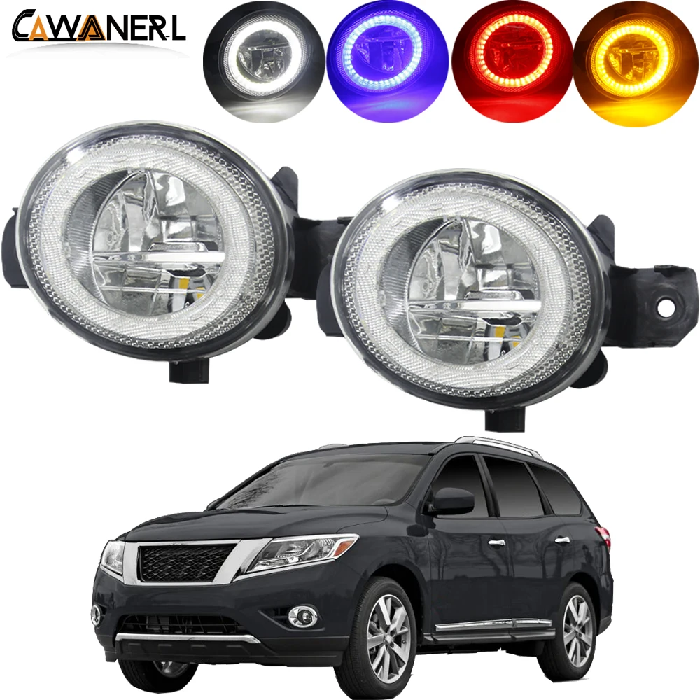 2-X-Angel-Eye-Fog-Light-For-Nissan-Pathfinder-2013-2014-2015-2016-Car ...