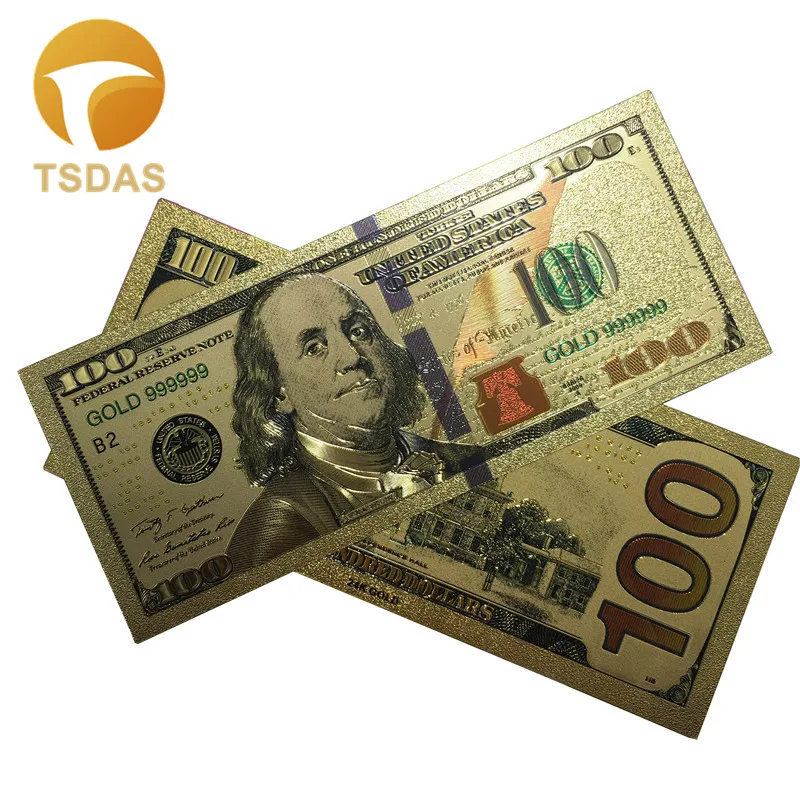 8 Notes Euro 51020501002005001000 Gold Bill Full Set Gold Banknote ...