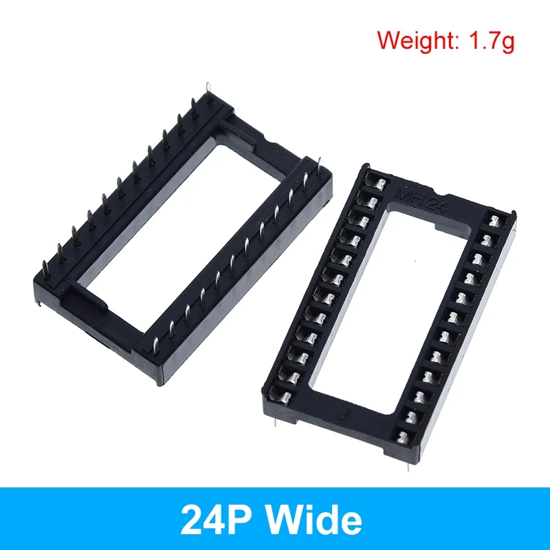 1pc IC seat 6P/8P/14P/16P/18P/20P/24P/28P DIP IC sockets Adaptor Solder ...