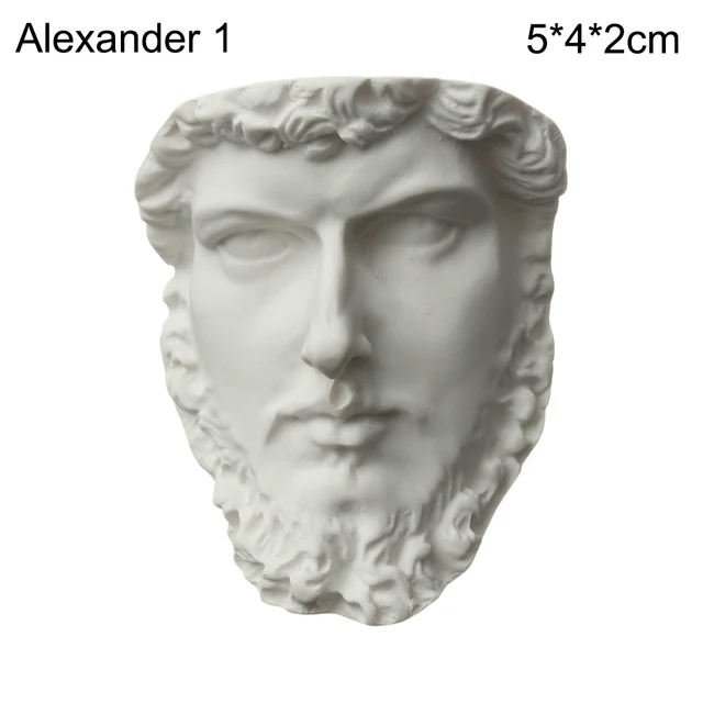 1PC Nordic Style Sculpture Greek Mythology Plaster Statue David Head ...