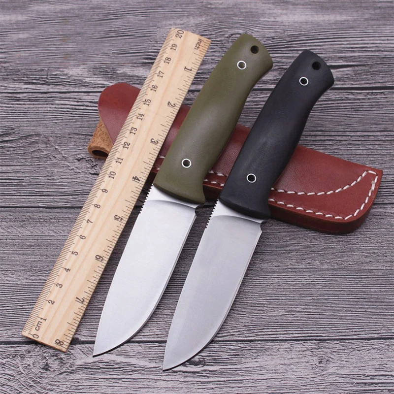 Sharp D2 Full Tang Tactical Knife Hunting Survival knives G10 Handle ...