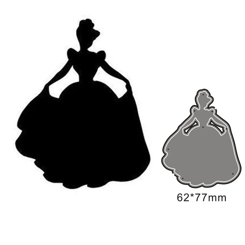 metal cutting dies cut die mold princess decoration Scrapbook paper ...