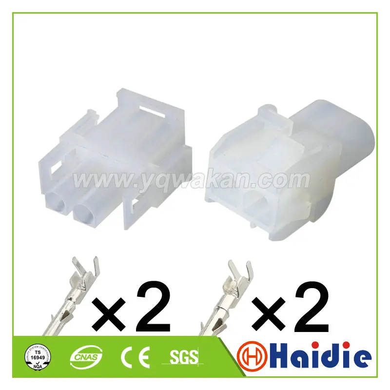 5 conjuntos 2pin conector elétrico do carro impermeável, conectores fêmeas masculinos 350777 1 ...
