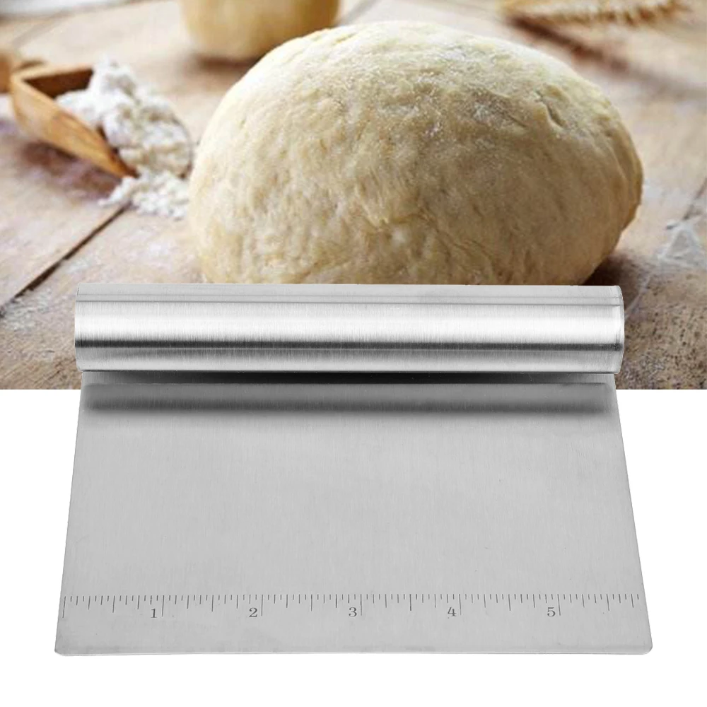 Kitchen-Accessories-Flour-Scraper-Flour-Spatula-Stainless-Steel-Dough ...