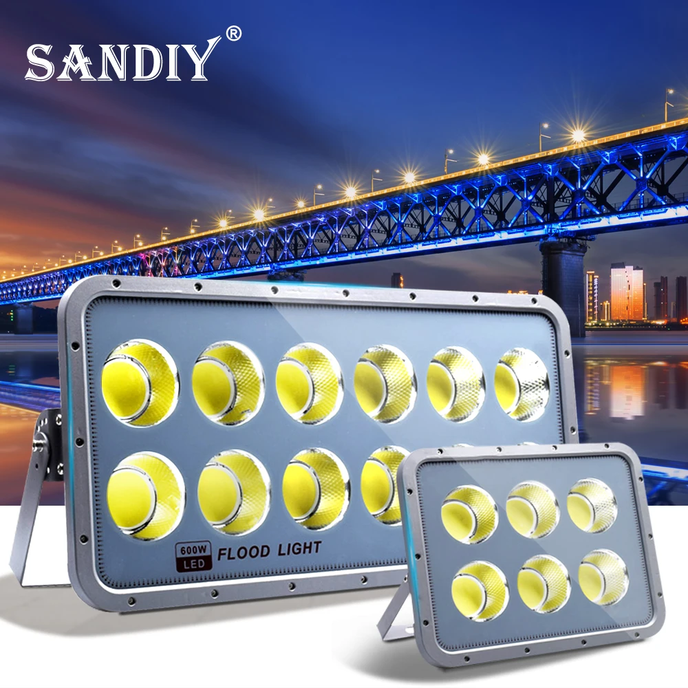 LED Projector 100W 200W 600W Outdoor Light Reflector Floodlight ...