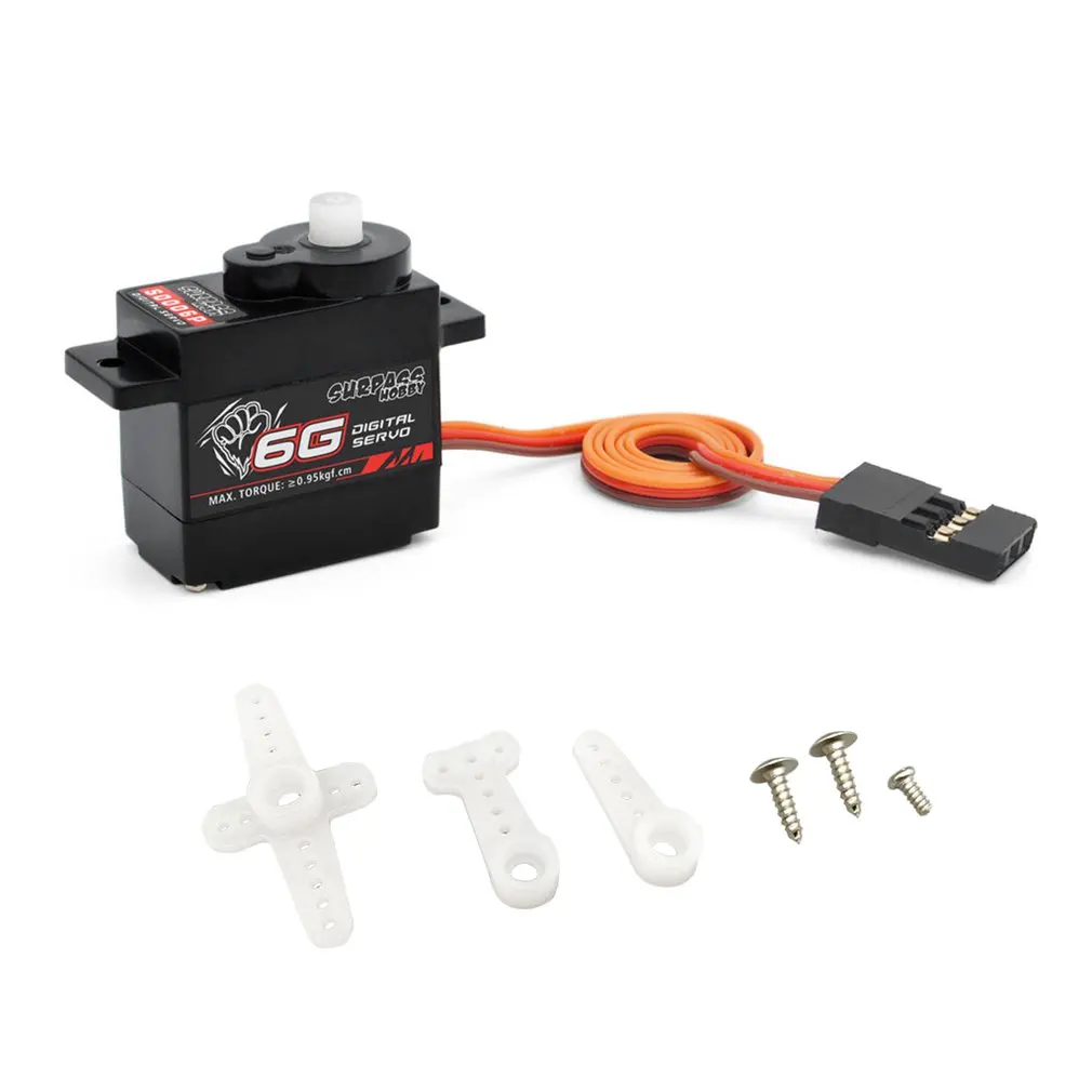 S0006P 6g Micro Digital Servo Plastic Gear Mini Servos For RC 1/24 Car ...