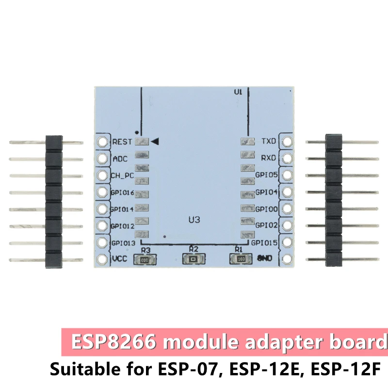ESP8266 serial WIFI module adapter plate Applies to ESP-07, ESP-12E,ESP ...