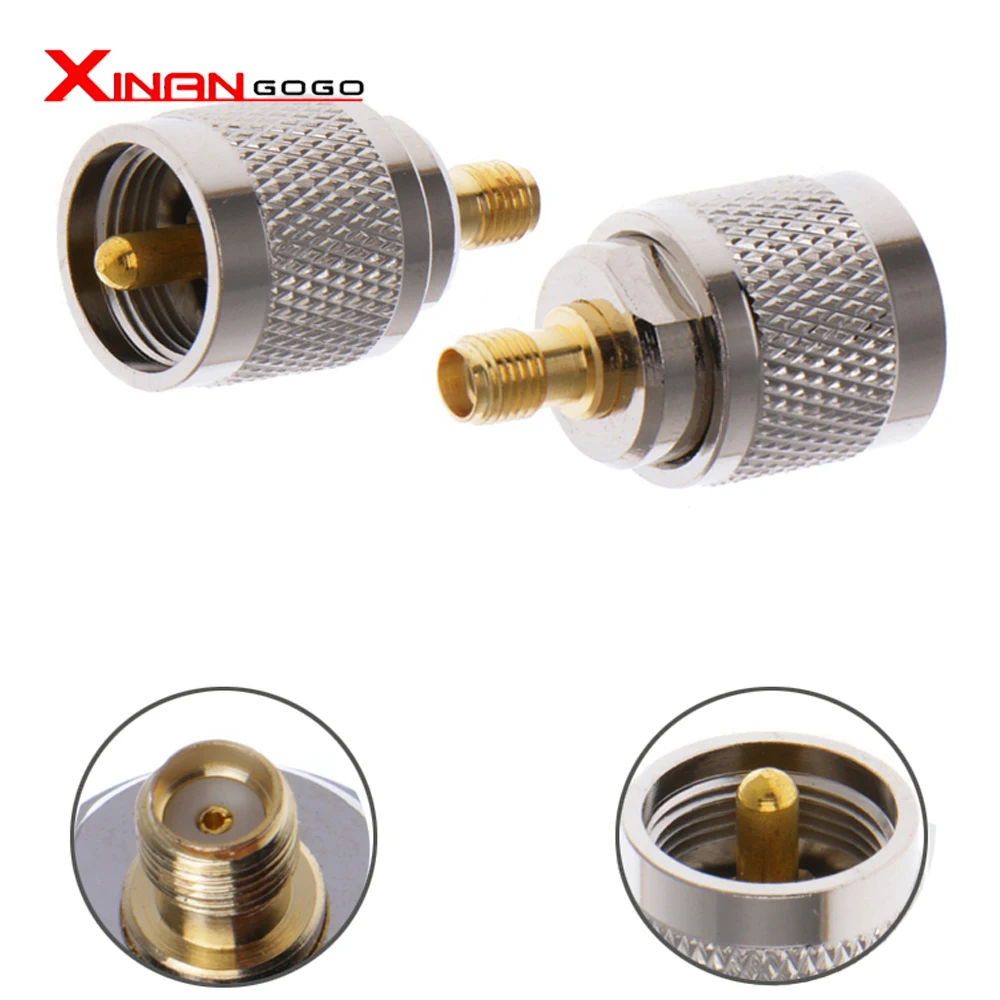RF Coaxial Connector SMA Female to UHF PL259 Male Adapter 5PCS/lot|Connectors| - AliExpress