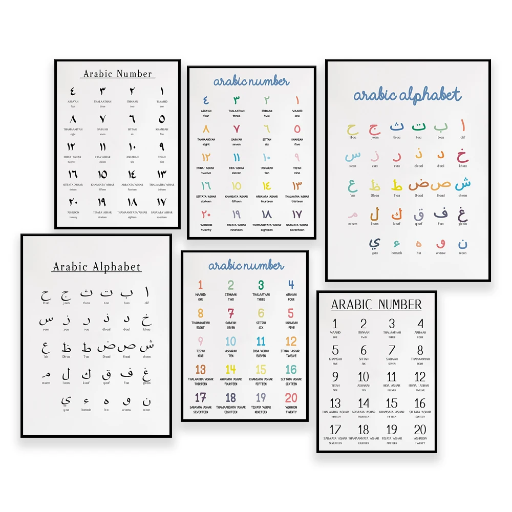 Arabic Alphabet For Kids Printables