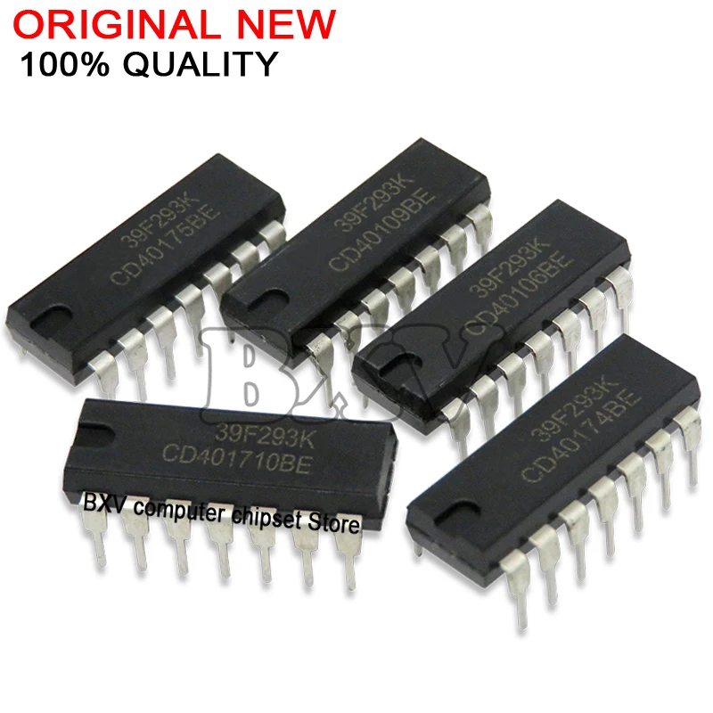 10PCS-CD40106BE-CD40106-DIP-14-CD40109BE-CD40109-CD40174BE-CD40174 ...