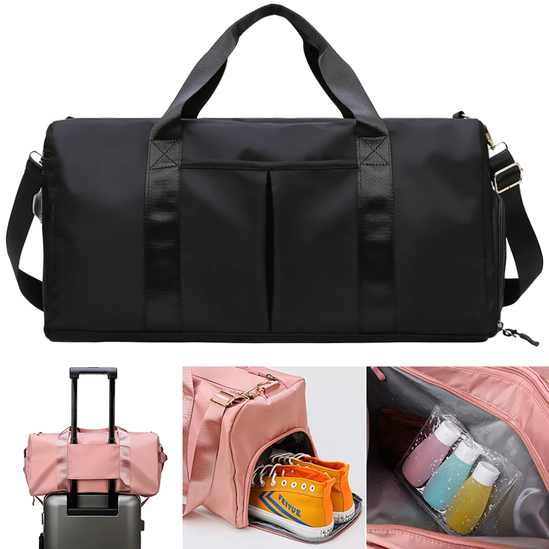 Gym Bag Men Women Training Fitness Swim Travel Luggage Handbag Yoga ...