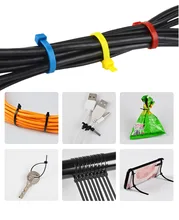 ZYCN 1000PCS Nylon Cable Tie Self Locking 3x100/150mm Color Plastic ...