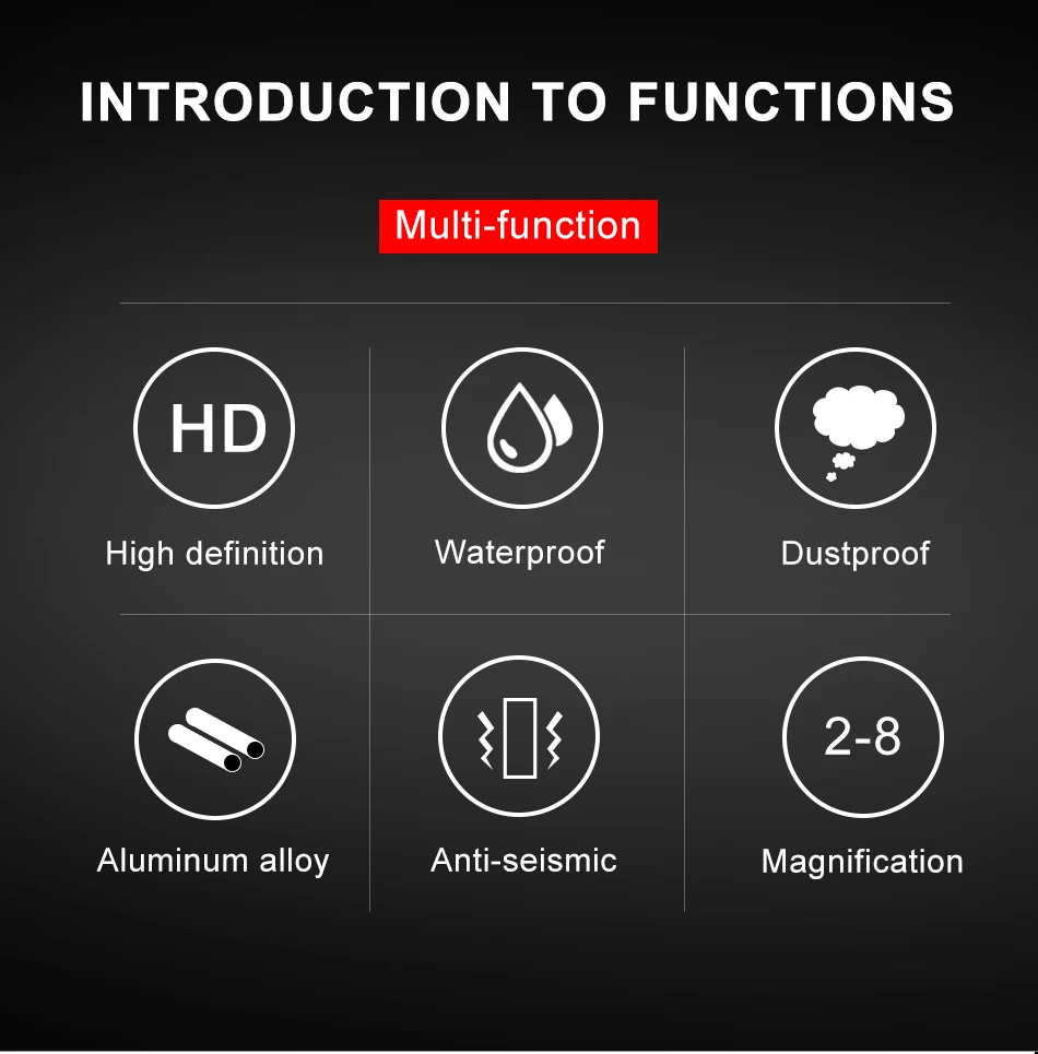 2-8x20 прицел Mil Dot оптический прицел снайперской винтовки охотничьи ...