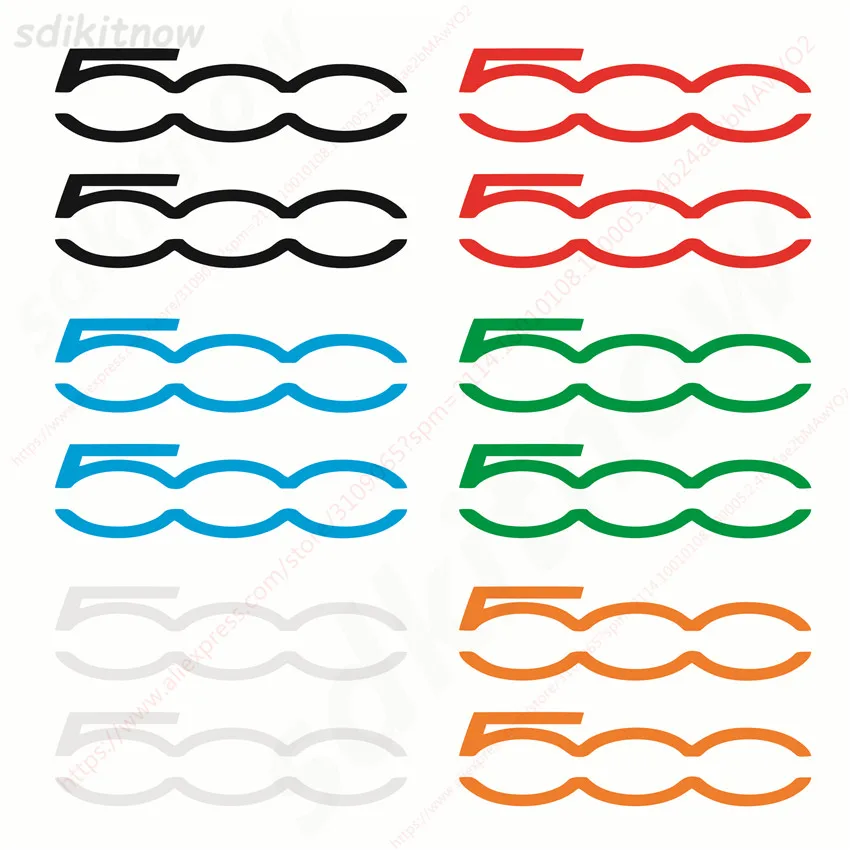 2pcs-lot-6-color-4x15cm-Car-Decal-Sticker-Styling-Windows-Door ...