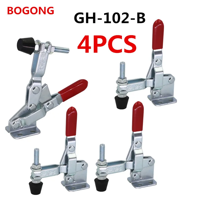 4Pcs-GH-102-B-Hold-Down-Clamps-Toggle-clamps-Perpendicular-Clamp-Toggle ...