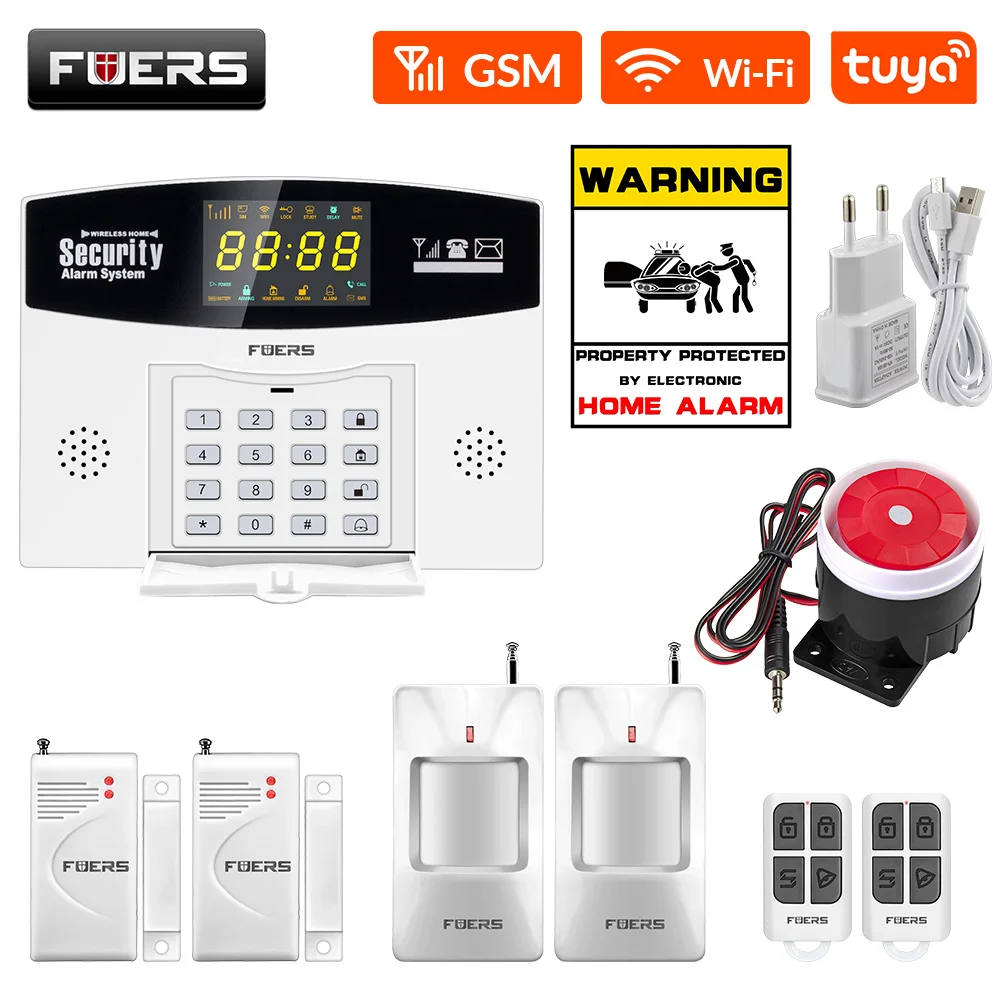 Fuers-W210-Tuya-Smart-Alarm-System-PIR-Motion-Detector-WIFI-Alarm ...