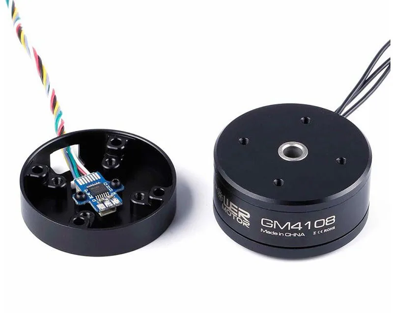 Hollow Shaft Brushless Gimbal Motor GM4108 With AS5048A Encoder BLDC ...
