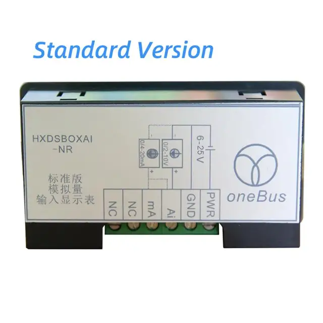 Digital display meter 0-10V 0-20mA 2-10V 4-20mA analog input display table Digital display head