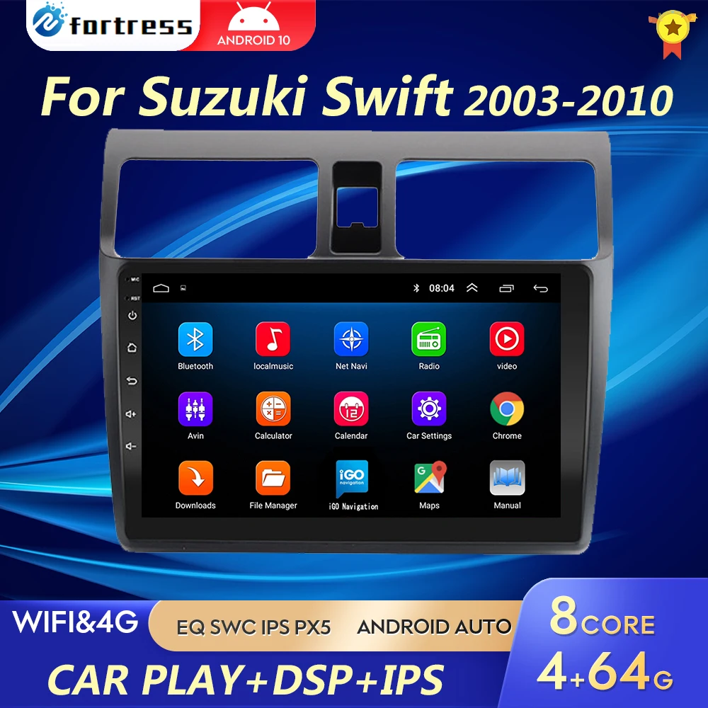 For-Suzuki-Swift-2005-2006-2007-2008-2009-2010-Car-Android-Radio-Multimedia-Player-2DIN ...