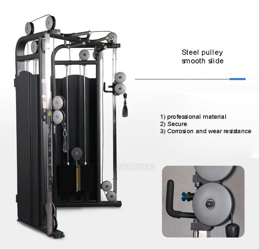 Commercial Large Double Arm Counterweight Pulling Rope Training Machine ...
