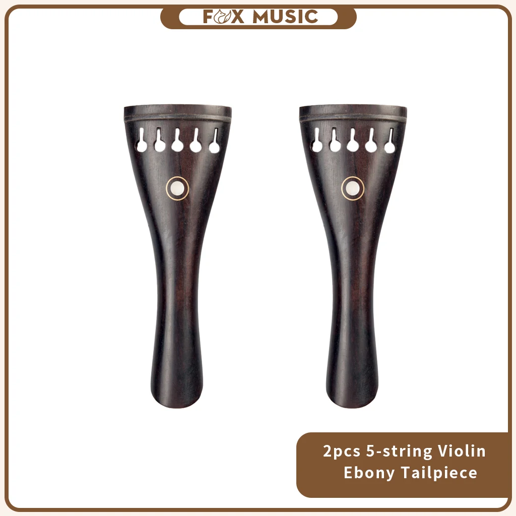 2PCS-Ebony-5-String-Violin-Tailpiece-For-5-String-Violin-5-String ...