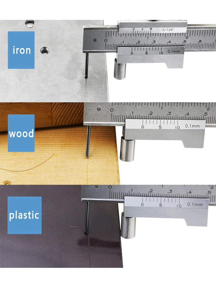 0-200mm/300mm/400mm/500mm Stainless Steel Parallel Marking Vernier ...