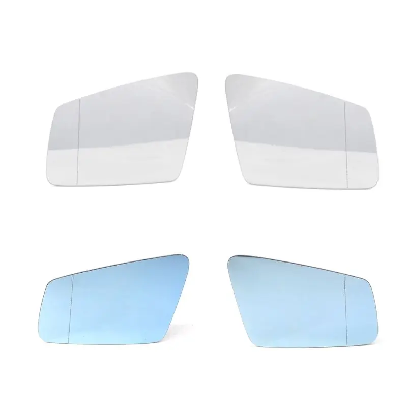 Right and Left Side Rearview Mirror Glass White/Blue Replacement for ...