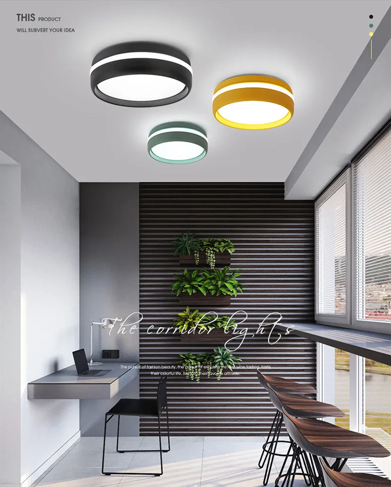 Aisle lights led simple modern creative personality ceiling lamp ...
