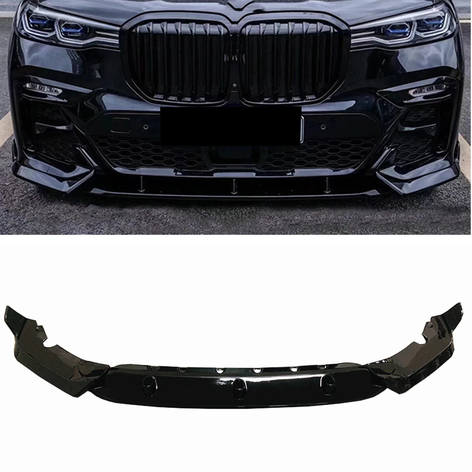 For-BMW-G07-X7-M-Sport-2019-2020-2021-2022-Front-Bumper-Spoiler-Lip ...