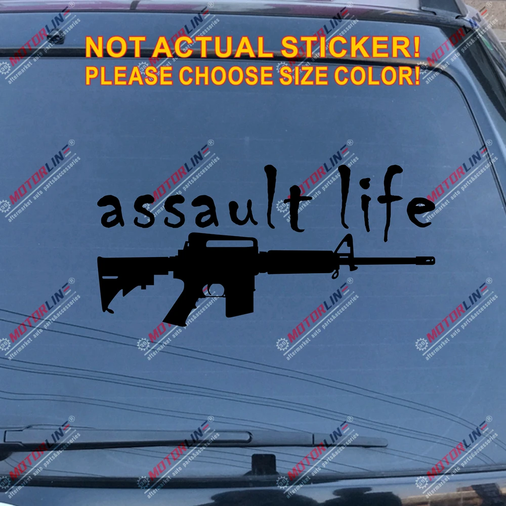 Assault Life Sticker Decal