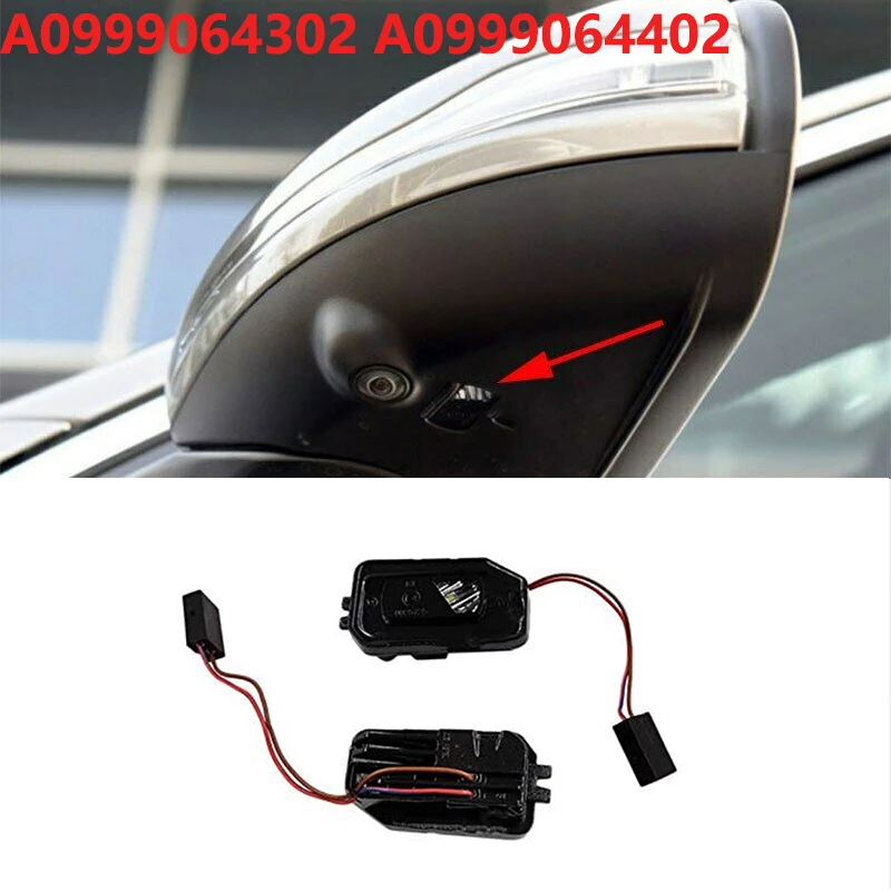 LED Side Wing Mirror Puddle Light, luz de cortesia, Mercedes Benz W205 ...