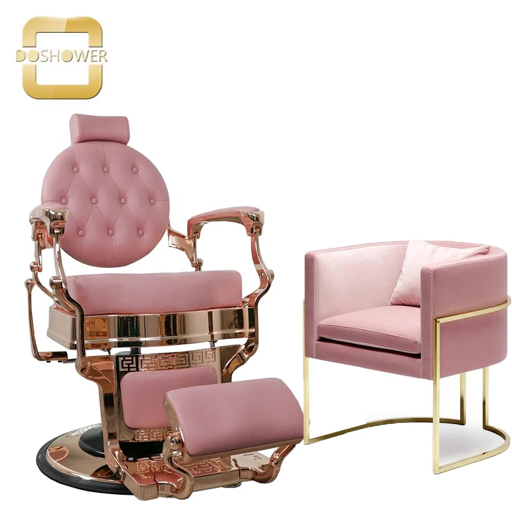 Pink Hair Salon Chairs