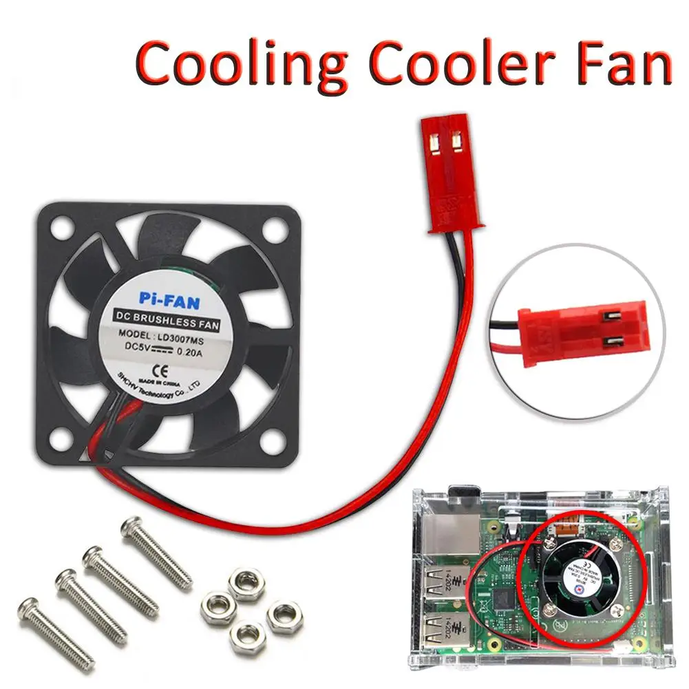 1-Pcs-5-V-Mini-Computer-Cooling-Fan-Black-Small-Cooler-Fan-2-pin-With ...
