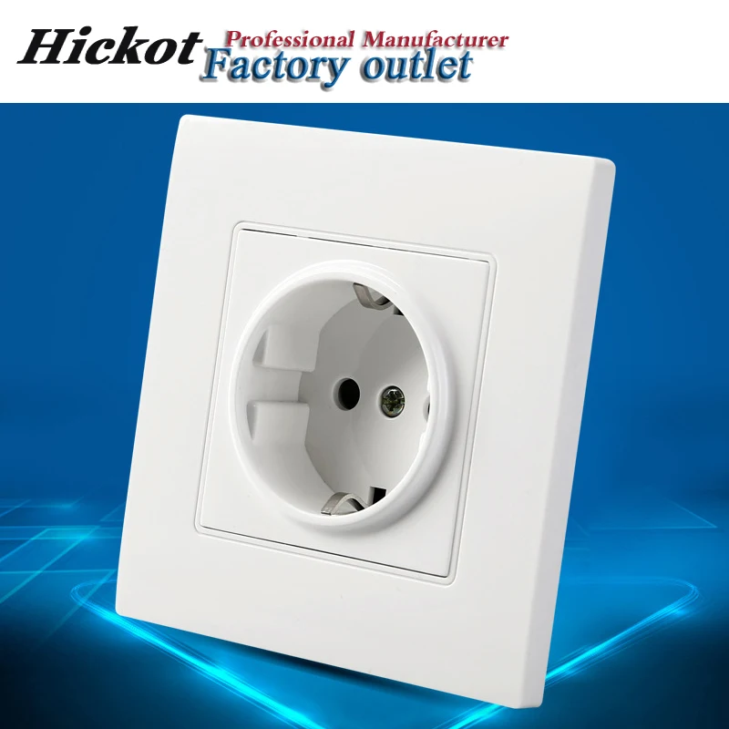 86-panel German Standard Power Socket Grounding Socket European ...