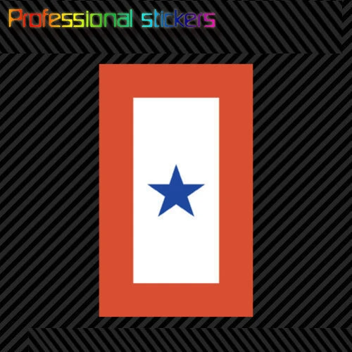 Blue Star Flag Sticker