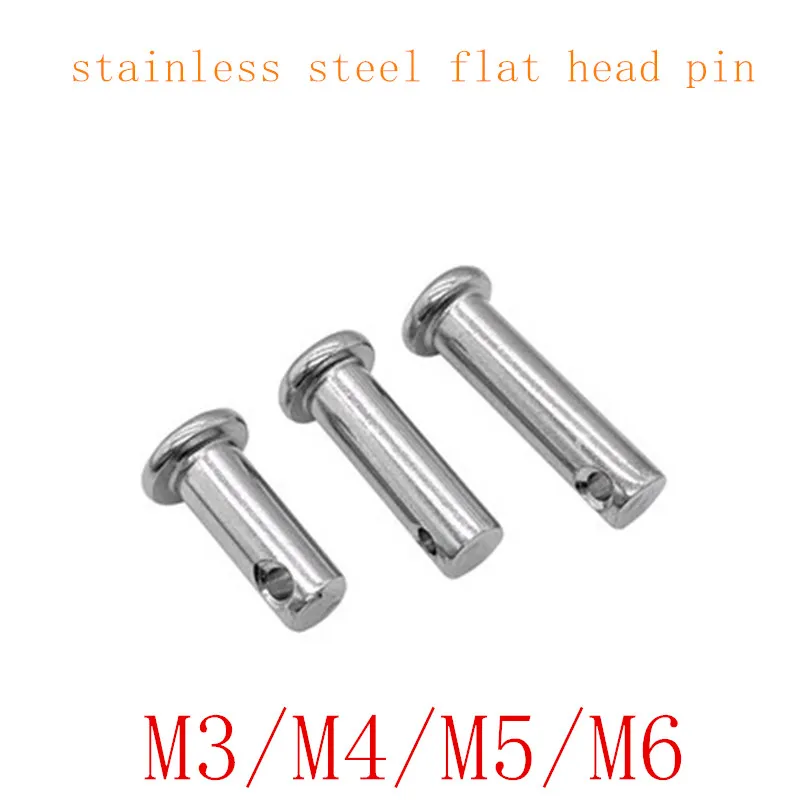 5 10pcs m3 m4 m5 M6 M8*10/12/16/20/25/30/35/40/45/50 Clevis pins ...