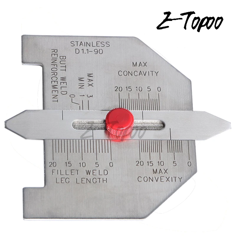 Weld Inspestion Ruler Automatic Weld Size gauge Welding Gauge weld caliper|welding gauge|gauge ...