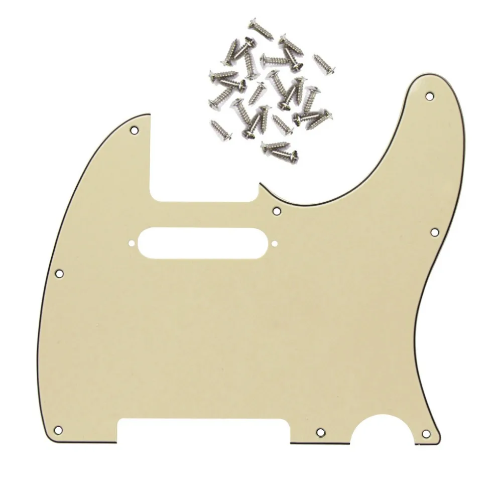 Free shipping.3Ply 8Holes TELE Guitar Pickguard for Telecaster Style ...