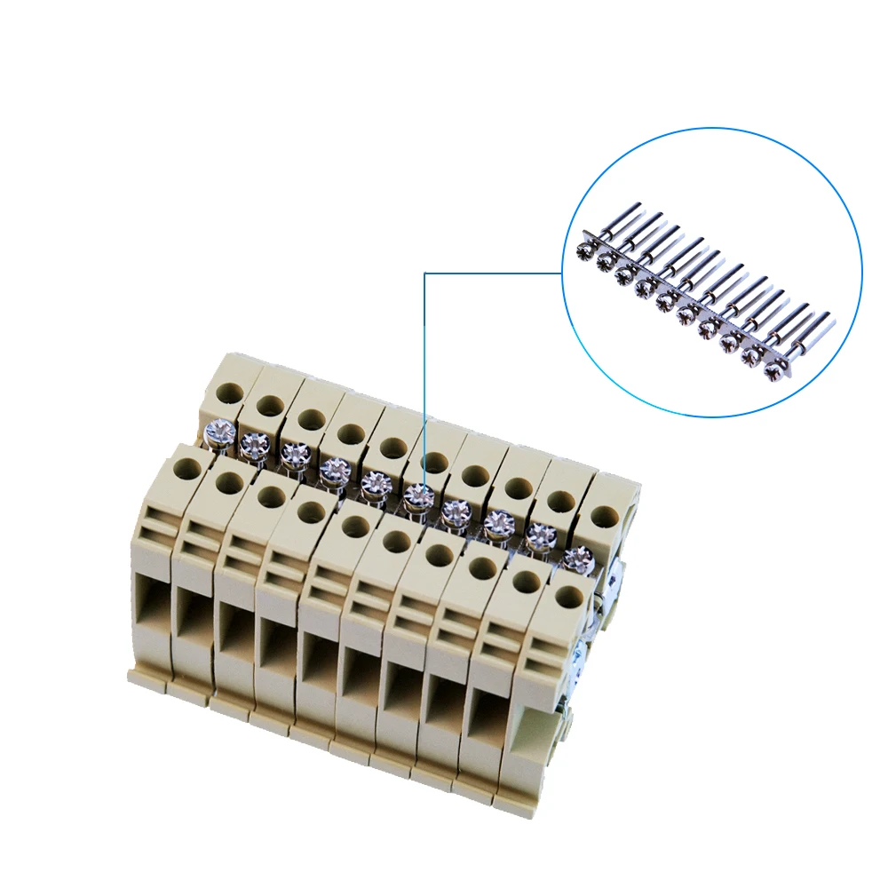 Sak Type Terminal Block Accessories Sak 2.5q-10 Sak 4q-10 Fixed Bridge ...